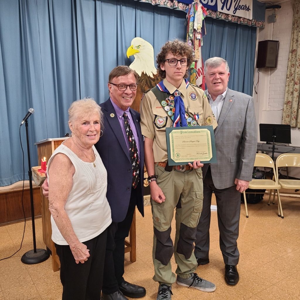 SUMNER SAWYER ACHIEVES EAGLE SCOUT RANK